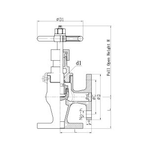 Globe Valve - Angle - Bronze - JIS 16K | Adamar