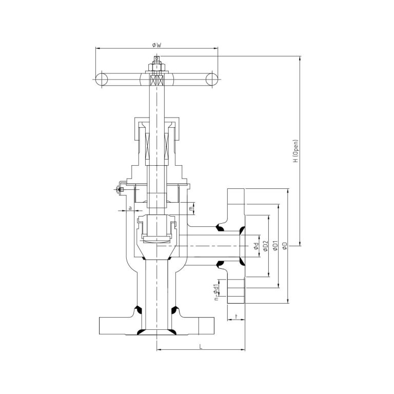 Globe Valve - Angle - Forged Steel - JIS 20K | Adamar